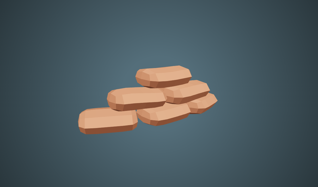 Sandbags - Free 3D Model By J-Toastie - Poly Pizza