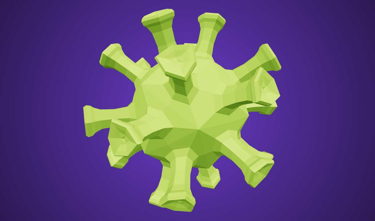 Virus - Free 3D Model By Poly by Google - Poly Pizza