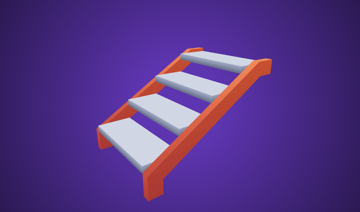 Stairs Sides Short - Free 3D Model By Kenney - Poly Pizza