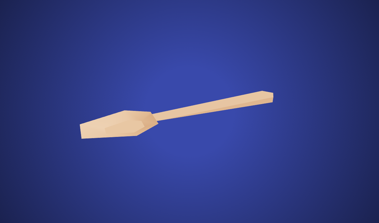 Cooking Spoon - Free 3D Model By Kenney - Poly Pizza
