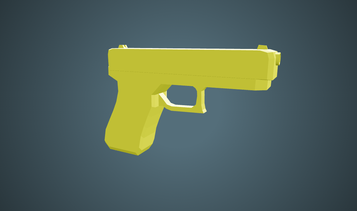 Low poly Pistol - Free 3D Model By TARgamSC - Poly Pizza
