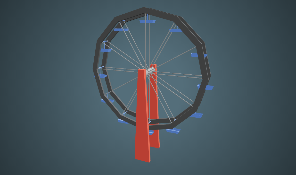 Animated Ferris Wheel - Free 3D Model By Arif - Poly Pizza