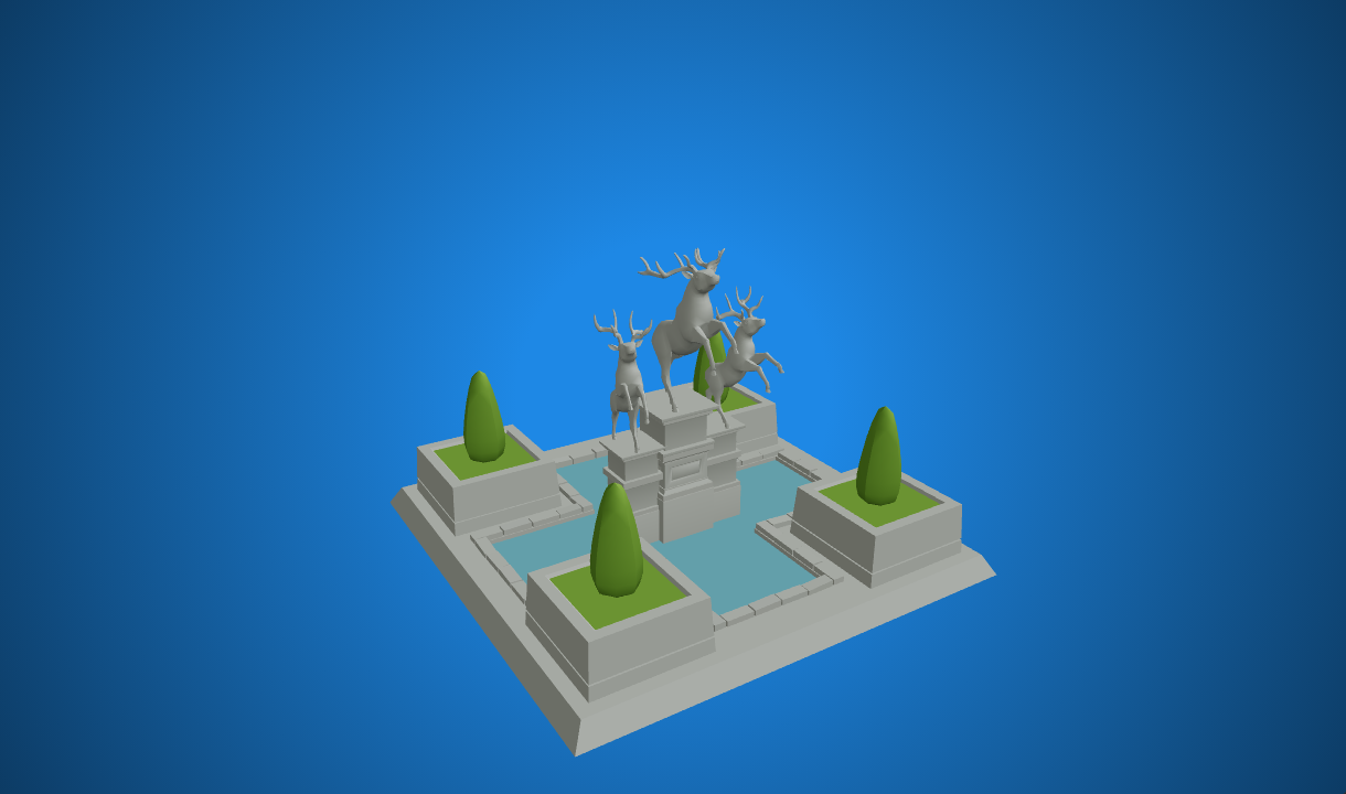 Town Center Second Age - Free 3D Model By Quaternius - Poly Pizza