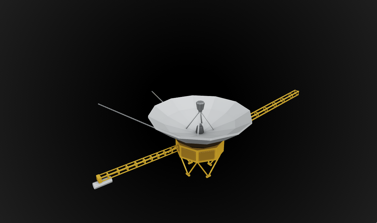 Space probe - Free 3D Model By Poly by Google - Poly Pizza