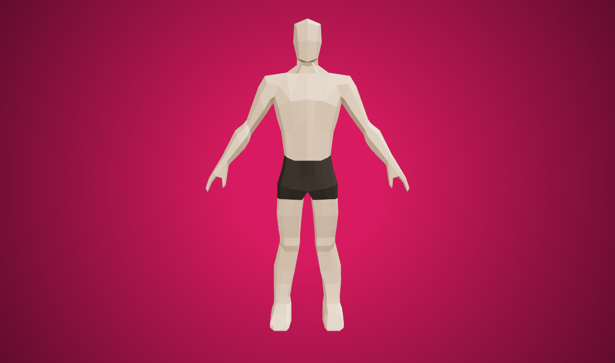 Male Low Poly Character - Free 3D Model By pessiuff - Poly Pizza