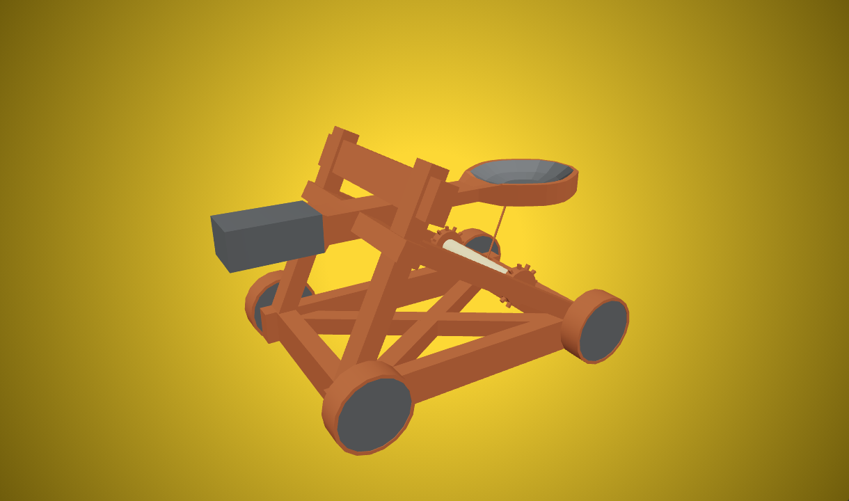 Catapult - Free 3D Model By Poly by Google - Poly Pizza