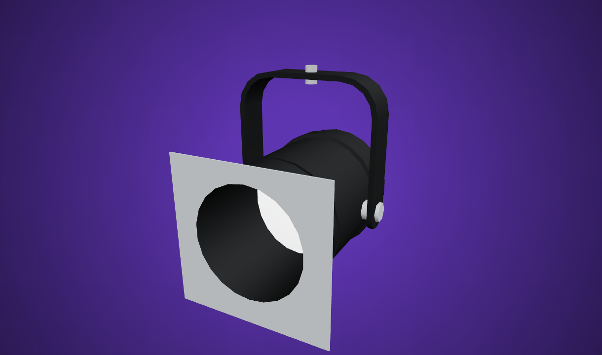 Spotlight - Free 3D Model By iPoly3D - Poly Pizza