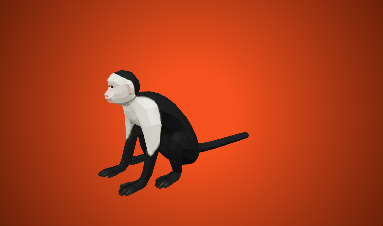 Capuchin - Free 3D Model By Poly by Google - Poly Pizza