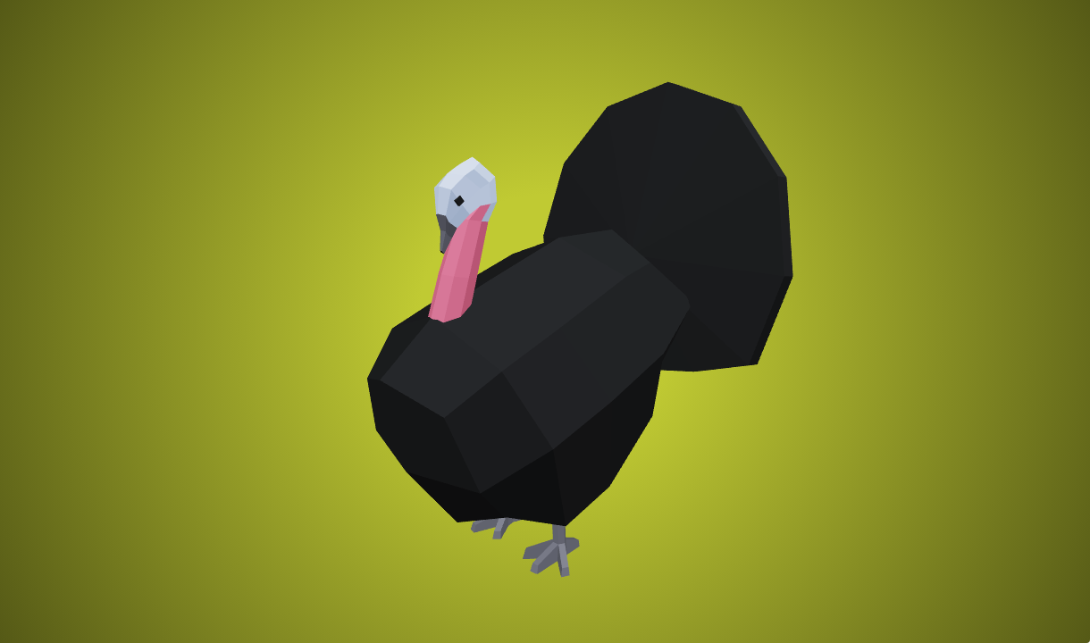Turkey - Free 3D Model By Poly by Google - Poly Pizza