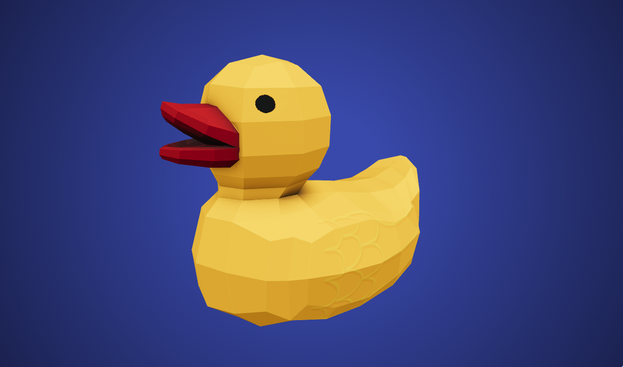 Rubber Duck - Free 3D Model By Poly by Google - Poly Pizza