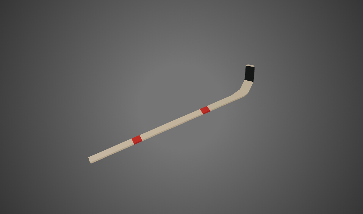 Hockey Stick - Free 3D Model By CreativeTrio - Poly Pizza