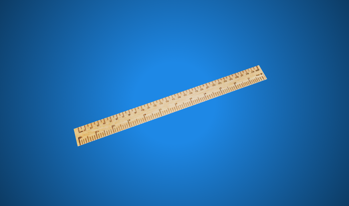 Ruler - Free 3D Model By Poly by Google - Poly Pizza