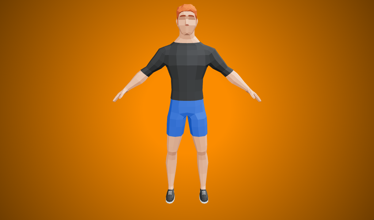 Fitness Character - Free 3D Model By iPoly3D - Poly Pizza