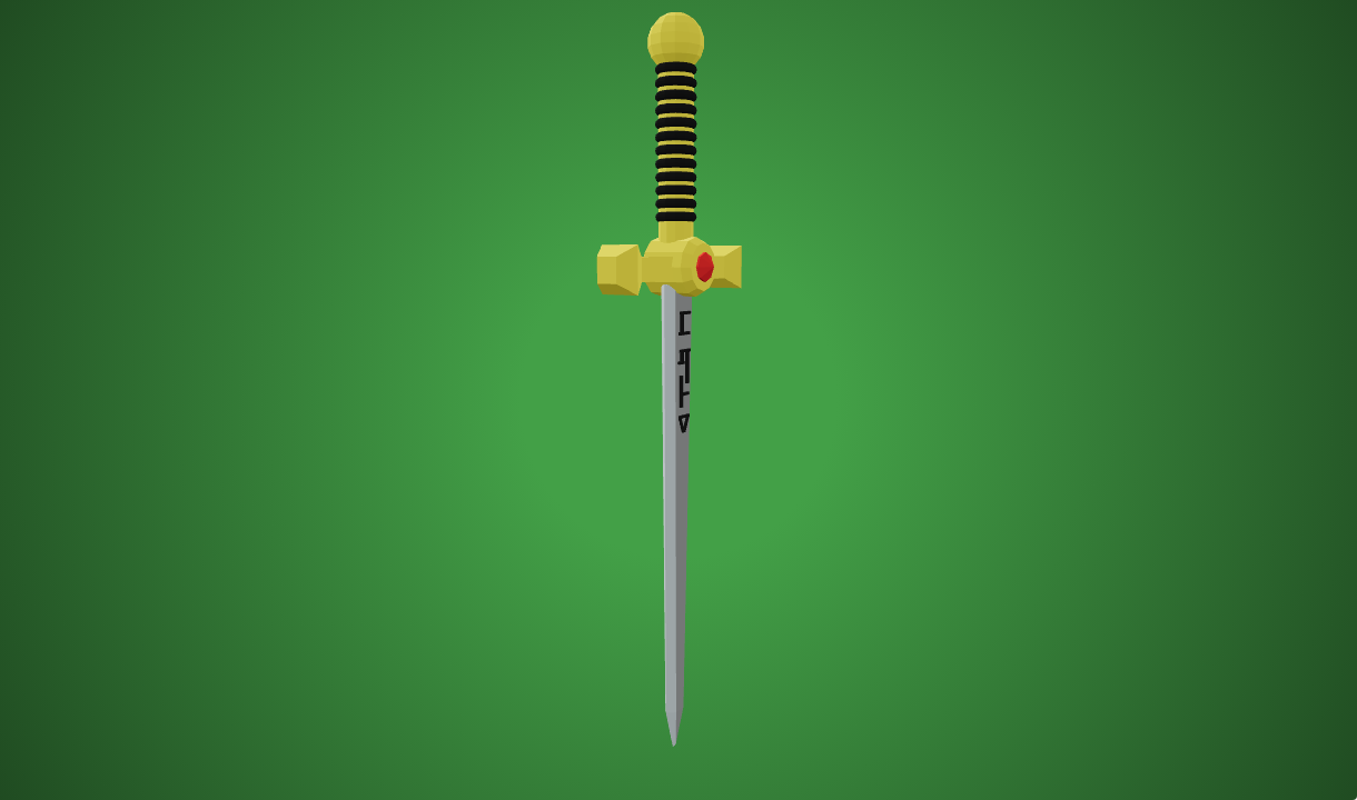 Sword - Free 3D Model By Jarlan Perez - Poly Pizza