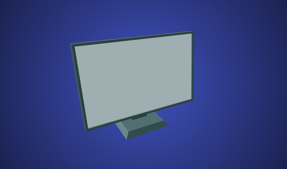 Computer Screen - Free 3D Model By Kenney - Poly Pizza