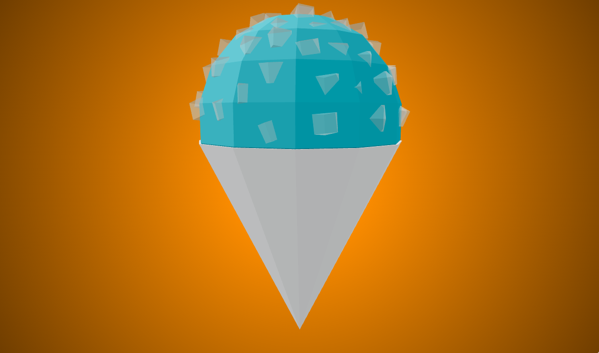 Snow Cone - Free 3D Model By Jarlan Perez - Poly Pizza