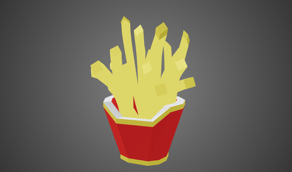 Fries - Free 3D Model By Jarlan Perez - Poly Pizza