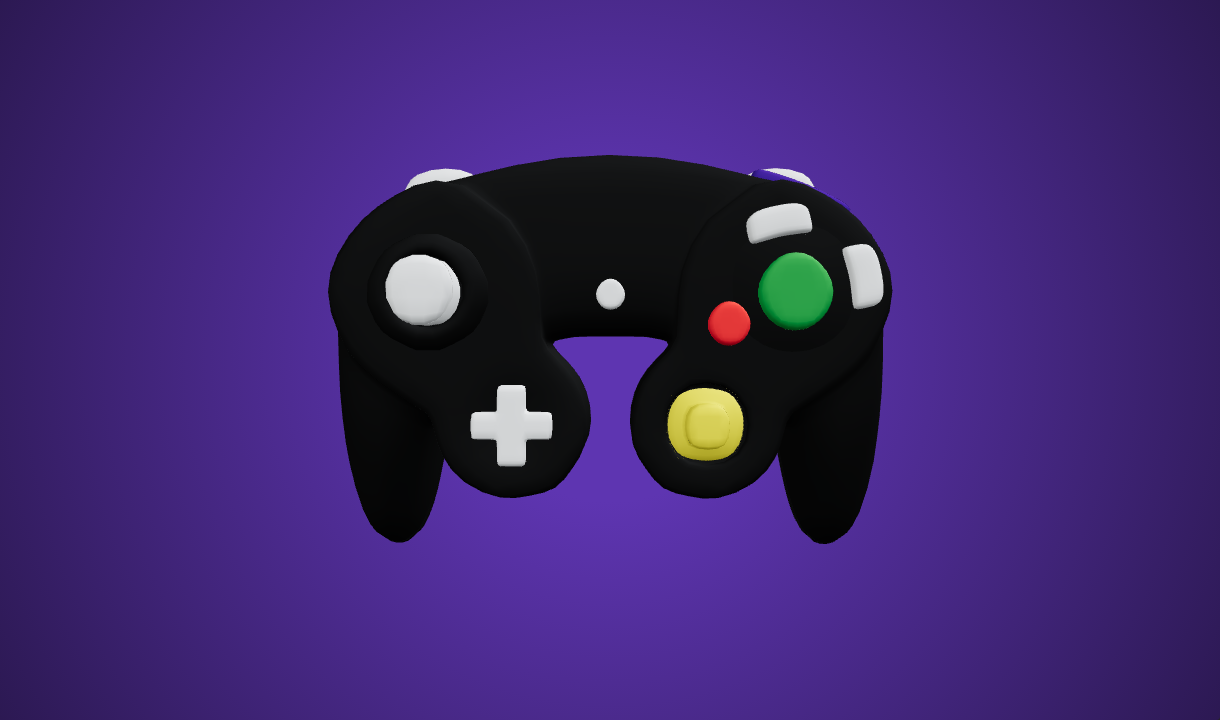 Game Cube Controller - Free 3D Model By Kurbujul - Poly Pizza
