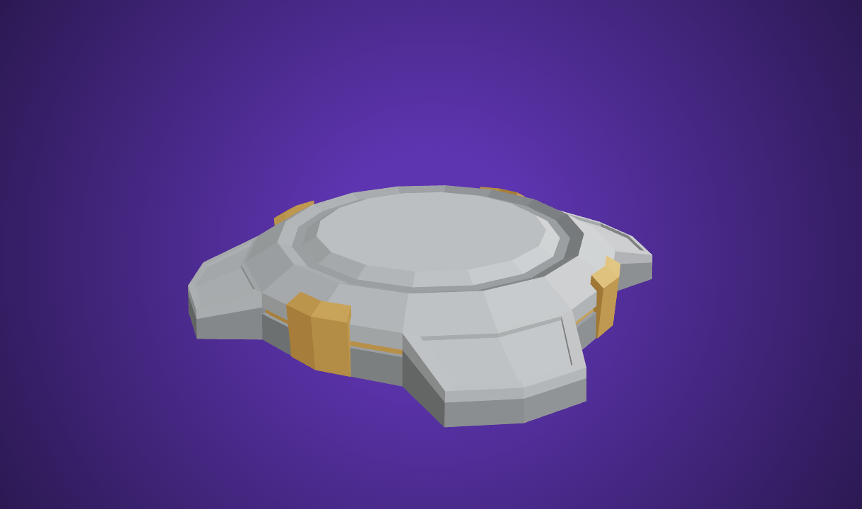 Teleporter Base - Free 3D Model By Quaternius - Poly Pizza