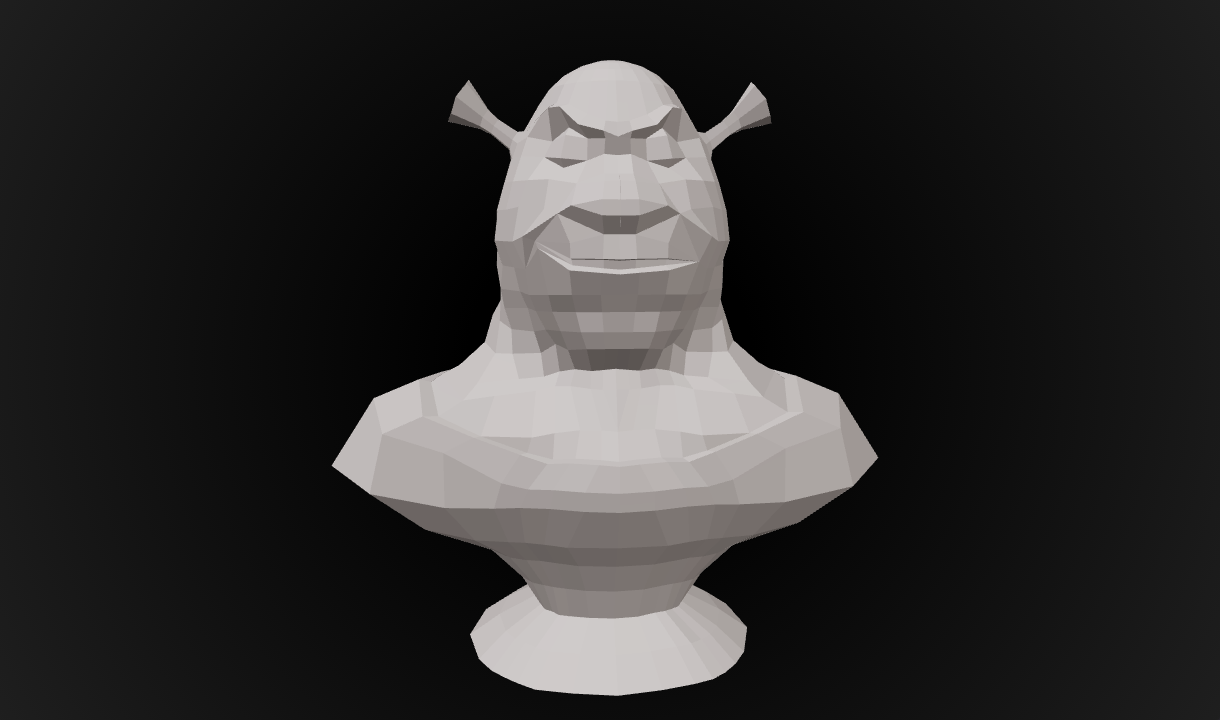Shrek bust - Free 3D Model By Neko - Poly Pizza