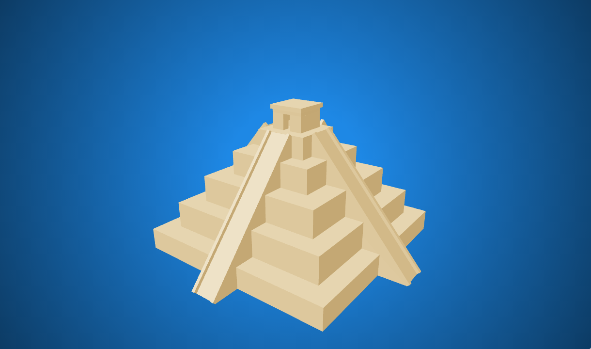 Step Pyramid - Free 3D Model By Jarlan Perez - Poly Pizza