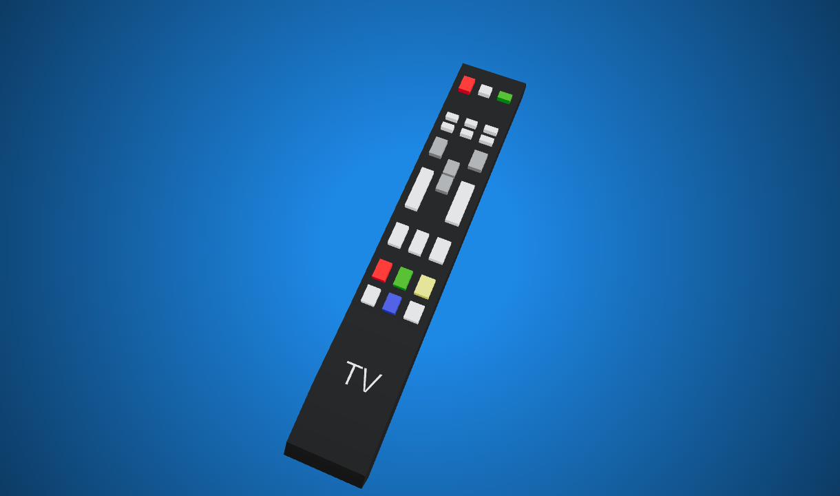 Remote control - Free 3D Model By Poly by Google - Poly Pizza