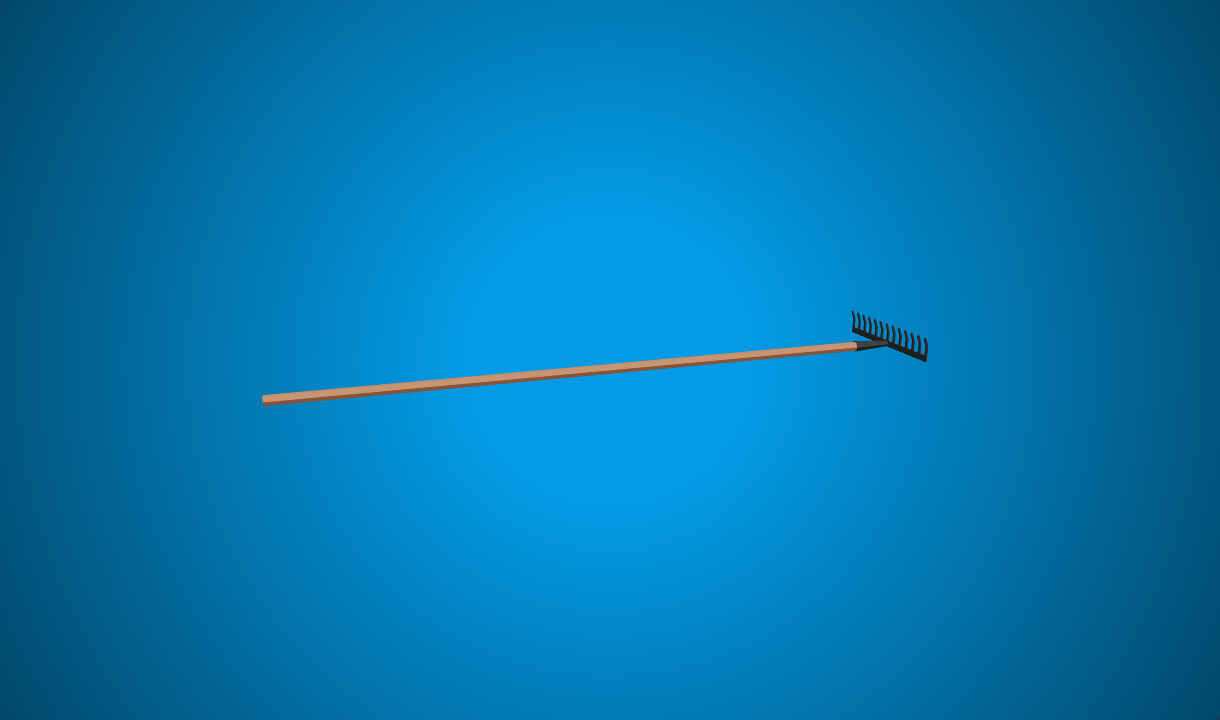 Hand Rake - Free 3D Model By CreativeTrio - Poly Pizza