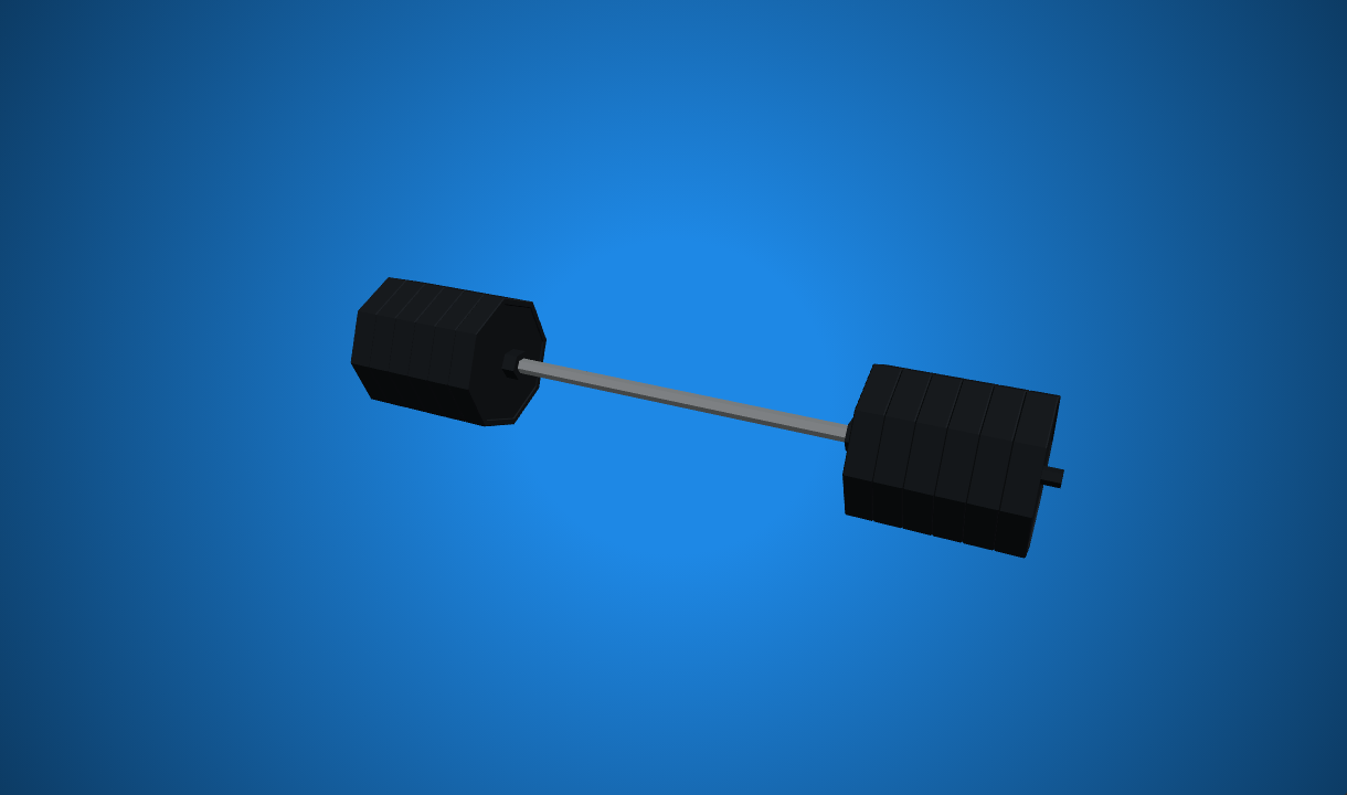 Barbell - Free 3D Model By Zsky - Poly Pizza