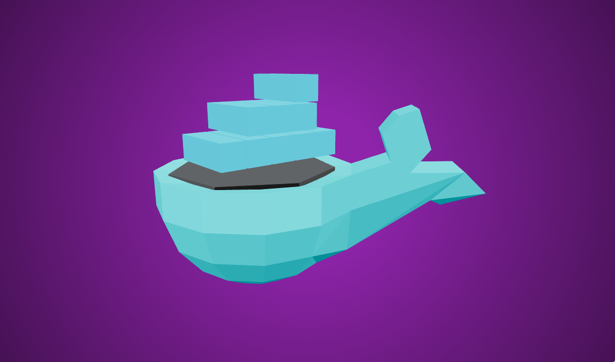 Docker logo - Free 3D Model By David Balan - Poly Pizza