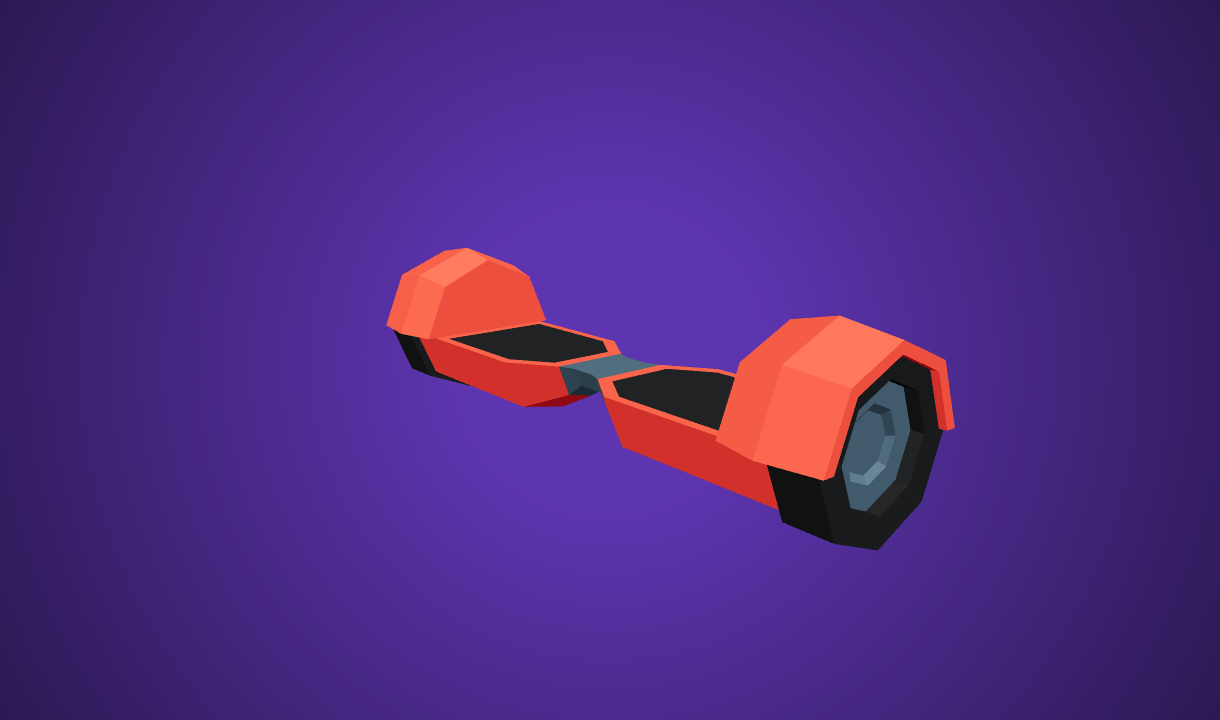 Hoverboard - Free 3D Model By jeremy - Poly Pizza