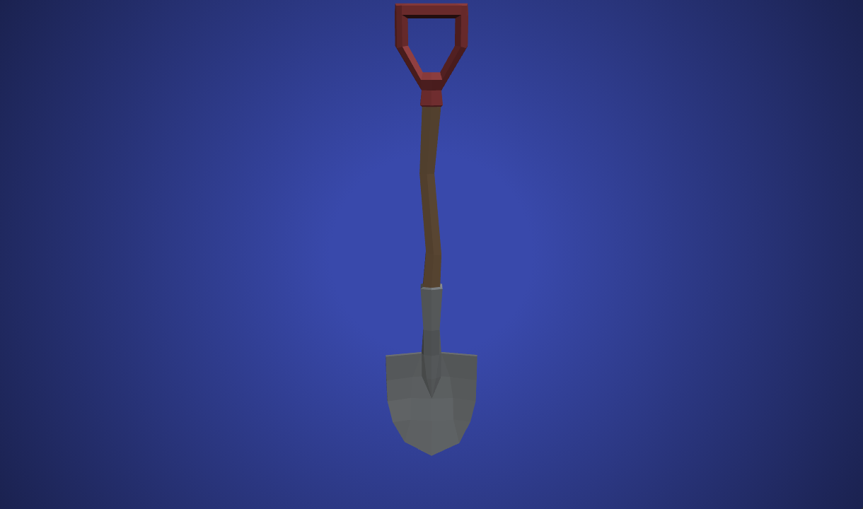 Shovel - Free 3D Model By Quaternius - Poly Pizza