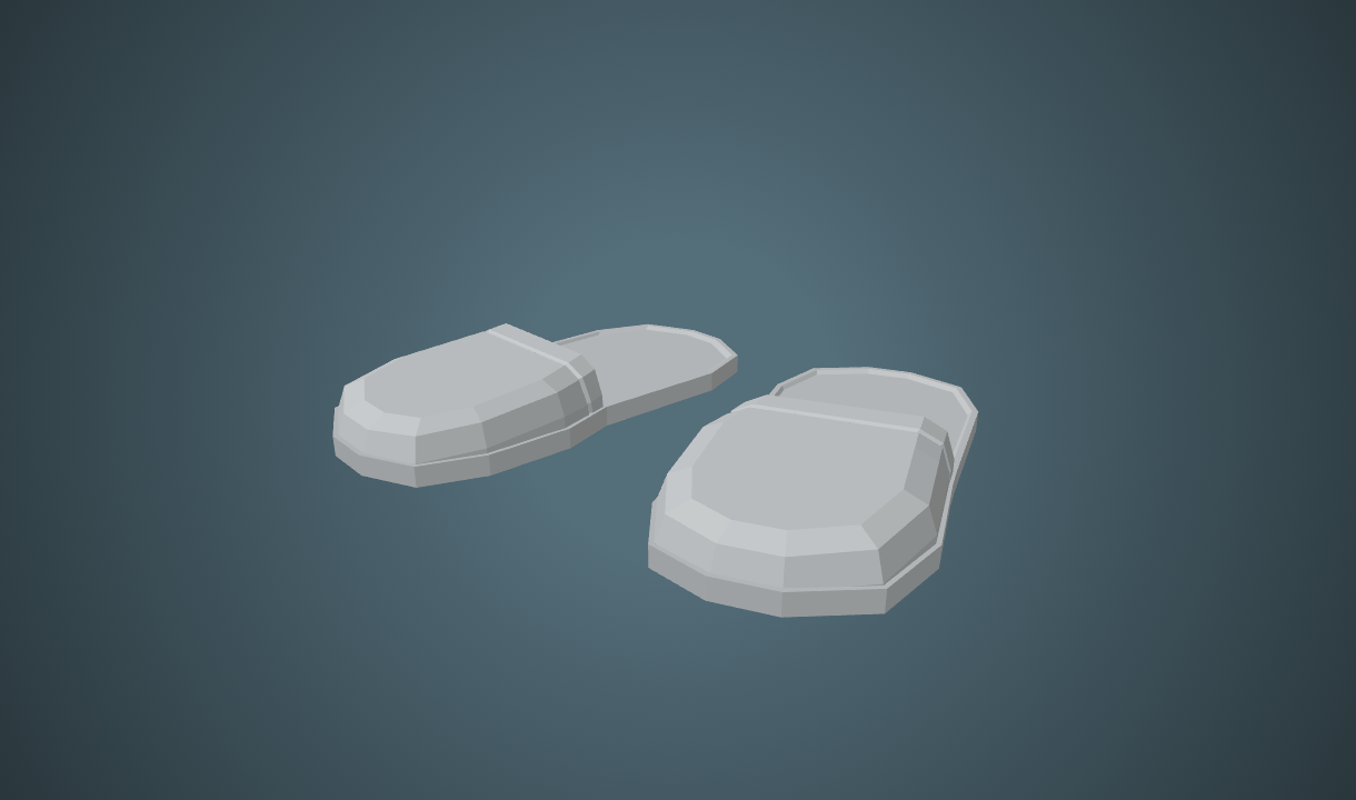 Slippers - Free 3D Model By J-Toastie - Poly Pizza