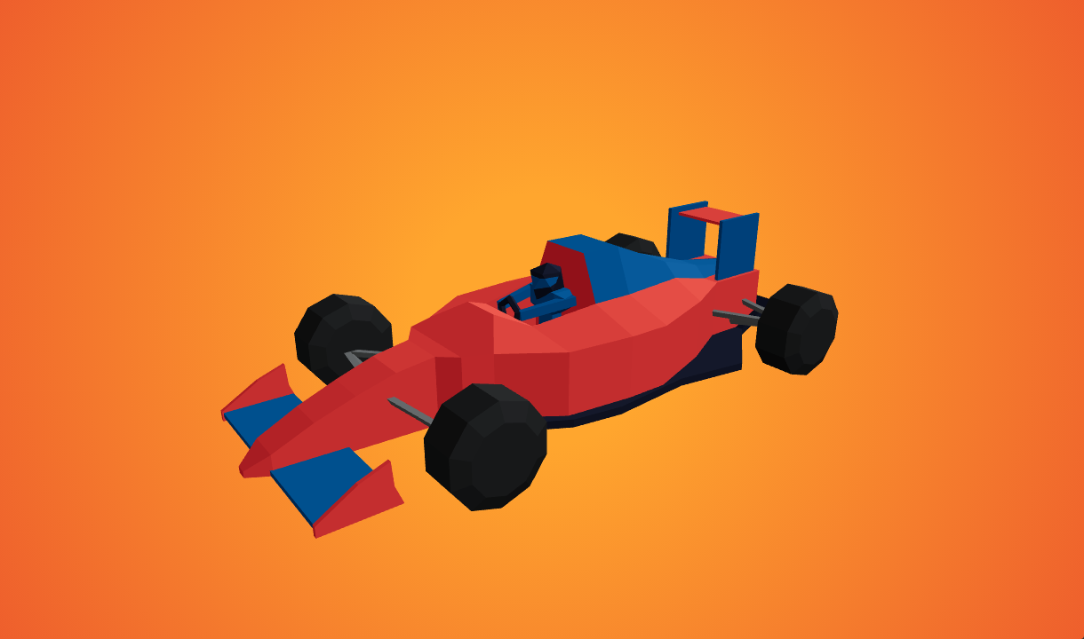 Racing car - Free 3D Model By scaranto - Poly Pizza