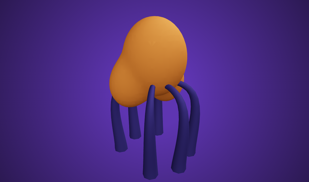 Tree Blob - Free 3D Model By Quaternius - Poly Pizza