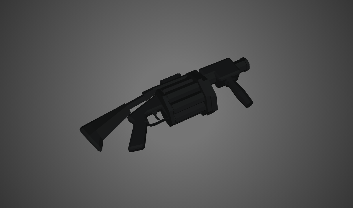 Grenade Launcher - Free 3D Model By CreativeTrio - Poly Pizza