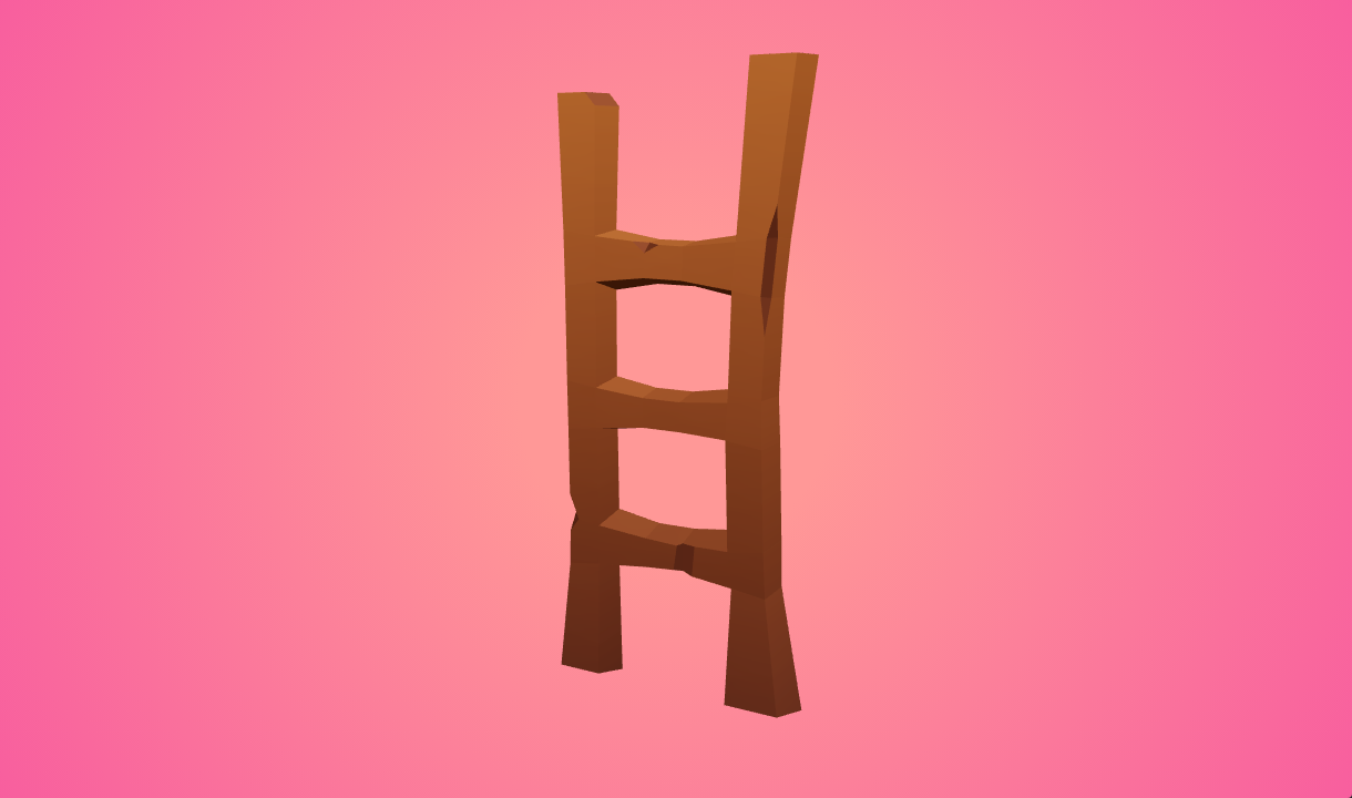 Stylized Ladder - Free 3D Model By MiniPoly - Poly Pizza