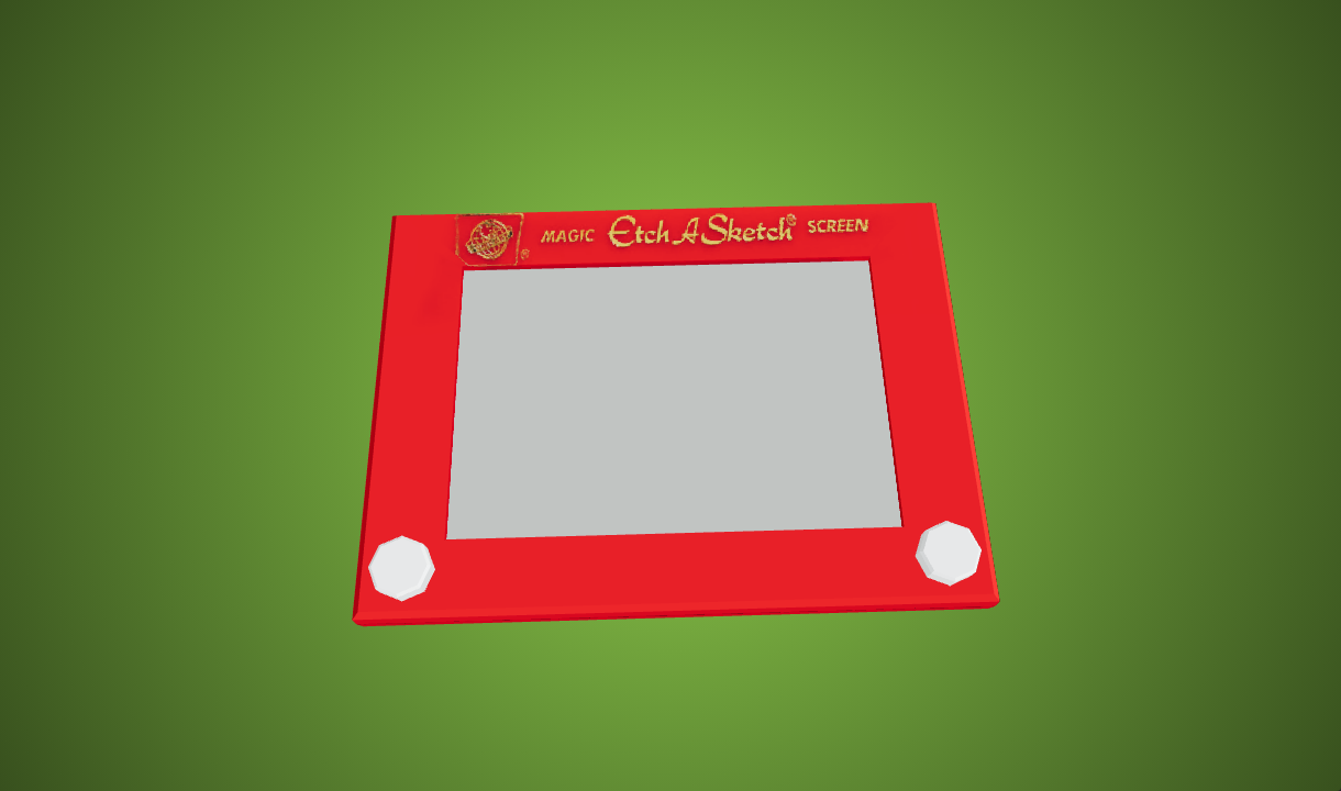 Etch a Sketch - Free 3D Model By Poly by Google - Poly Pizza
