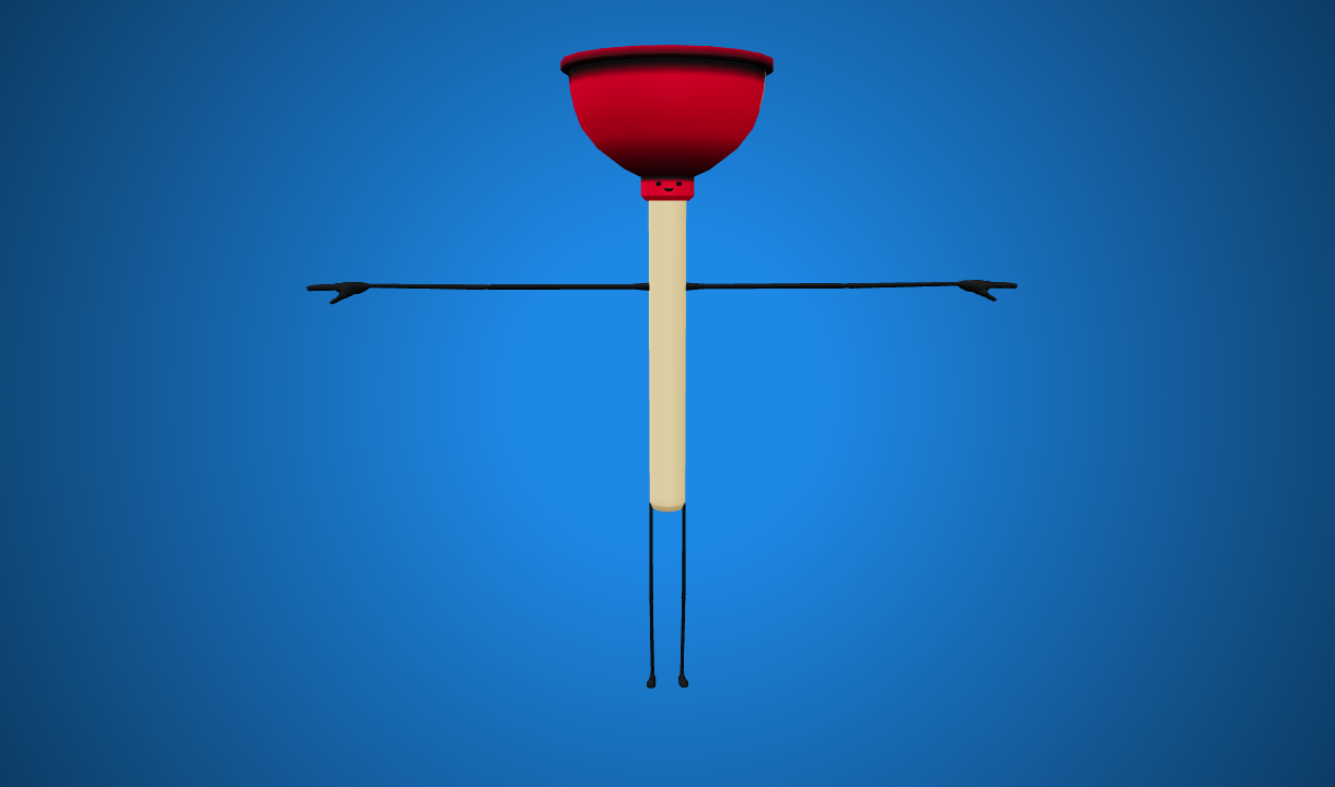 Cool Plunger - Free 3D Model By Polygonal Mind - Poly Pizza