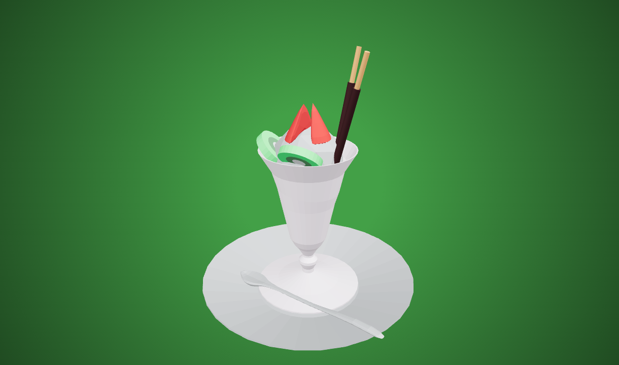 Parfait - Free 3D Model By kazuma - Poly Pizza