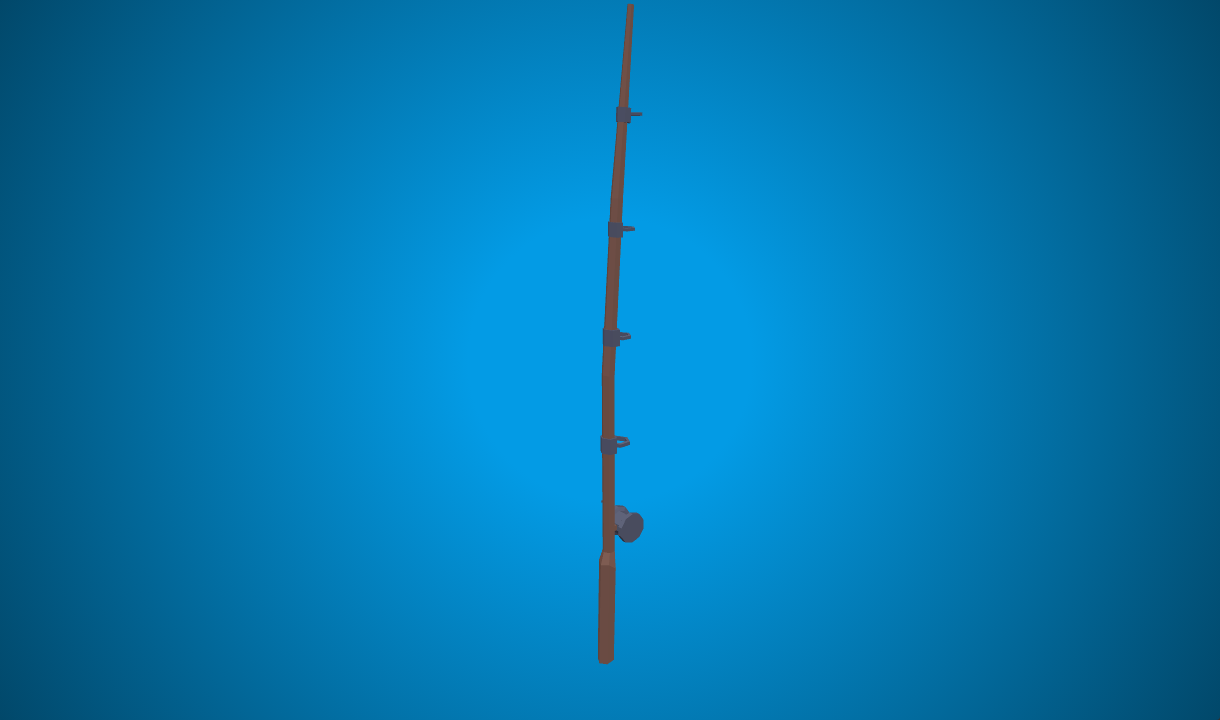 Fishing Rod - Free 3D Model By Quaternius - Poly Pizza