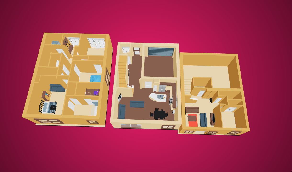 house interiors - Free 3D Model By Gabriele Romagnoli - Poly Pizza