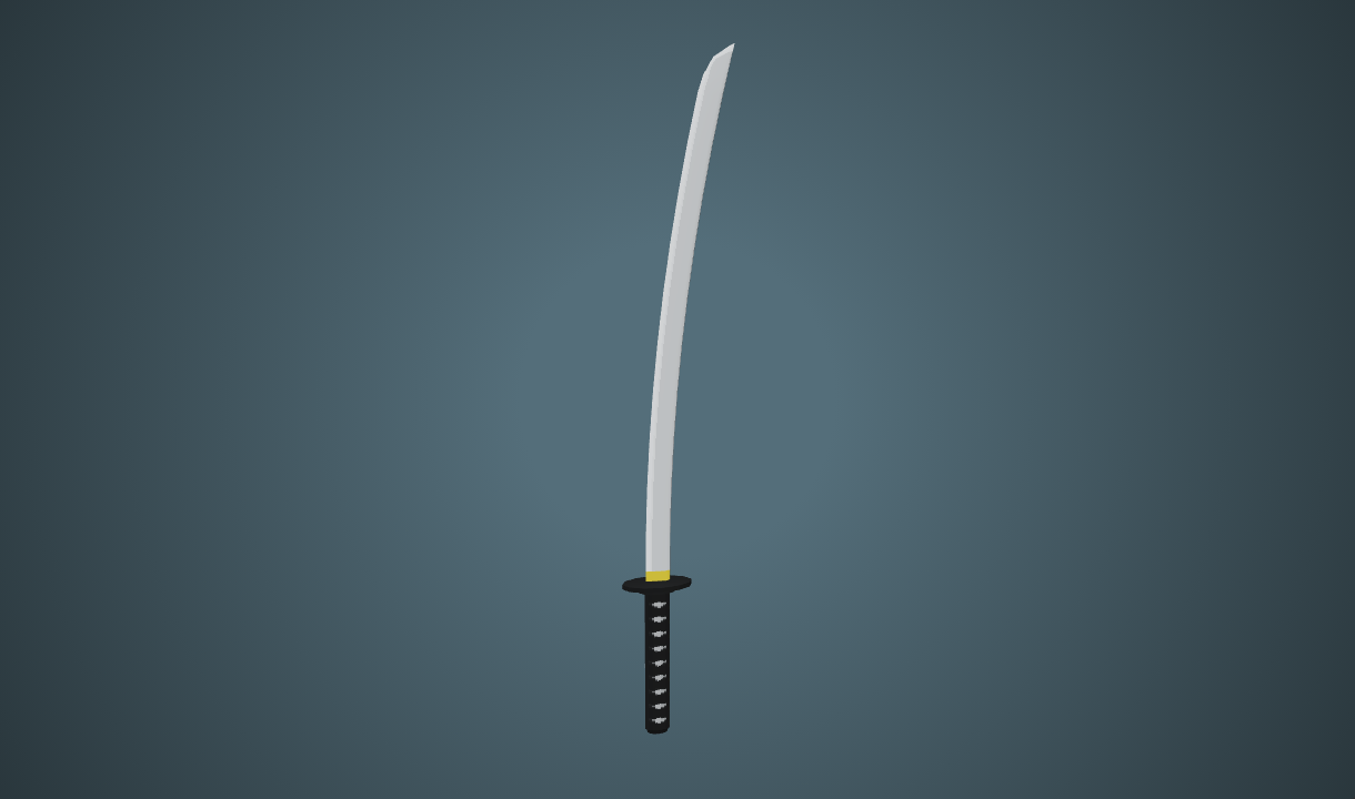 Katana - Free 3D Model By dook - Poly Pizza
