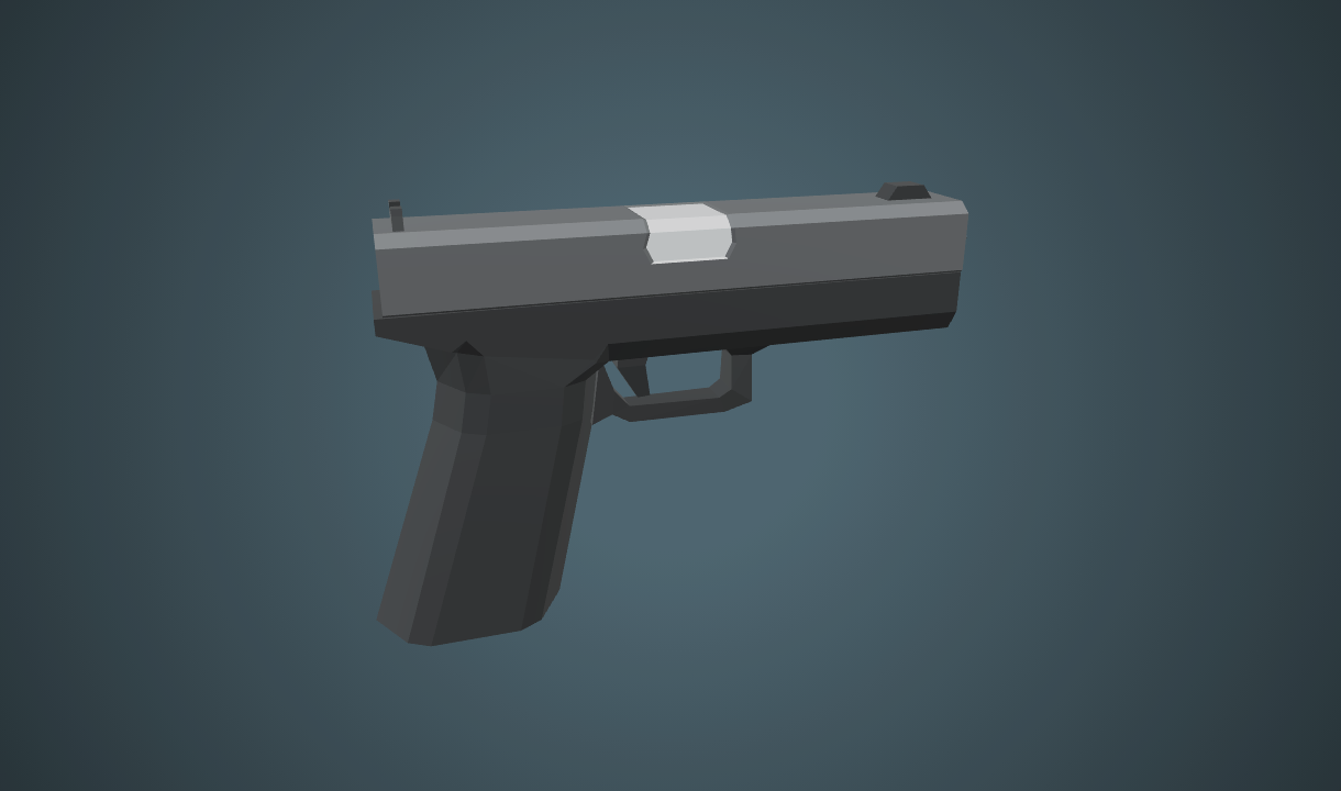 Pistol - Free 3D Model By Zsky - Poly Pizza