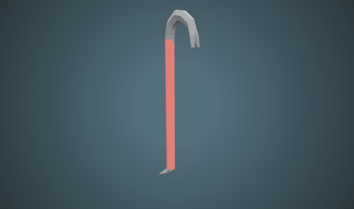 Crowbar - Free 3D Model By J-Toastie - Poly Pizza