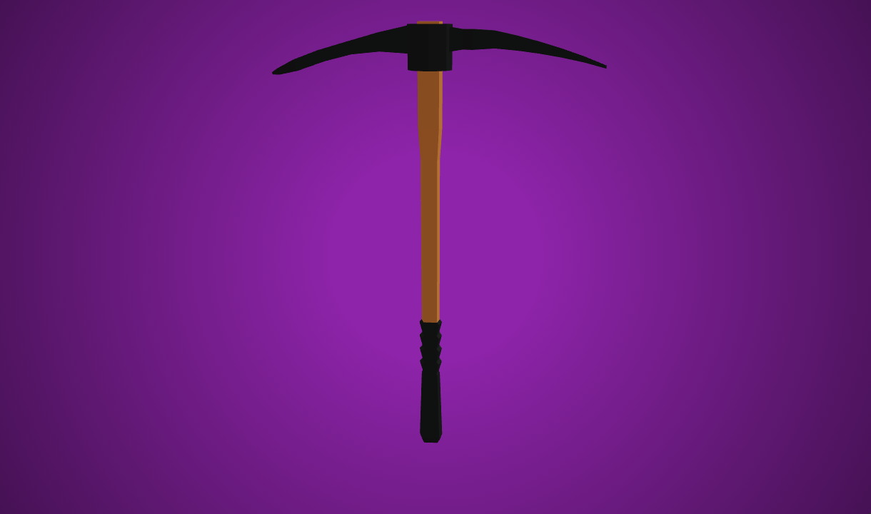 Pickaxe - Free 3D Model By Pichuliru - Poly Pizza