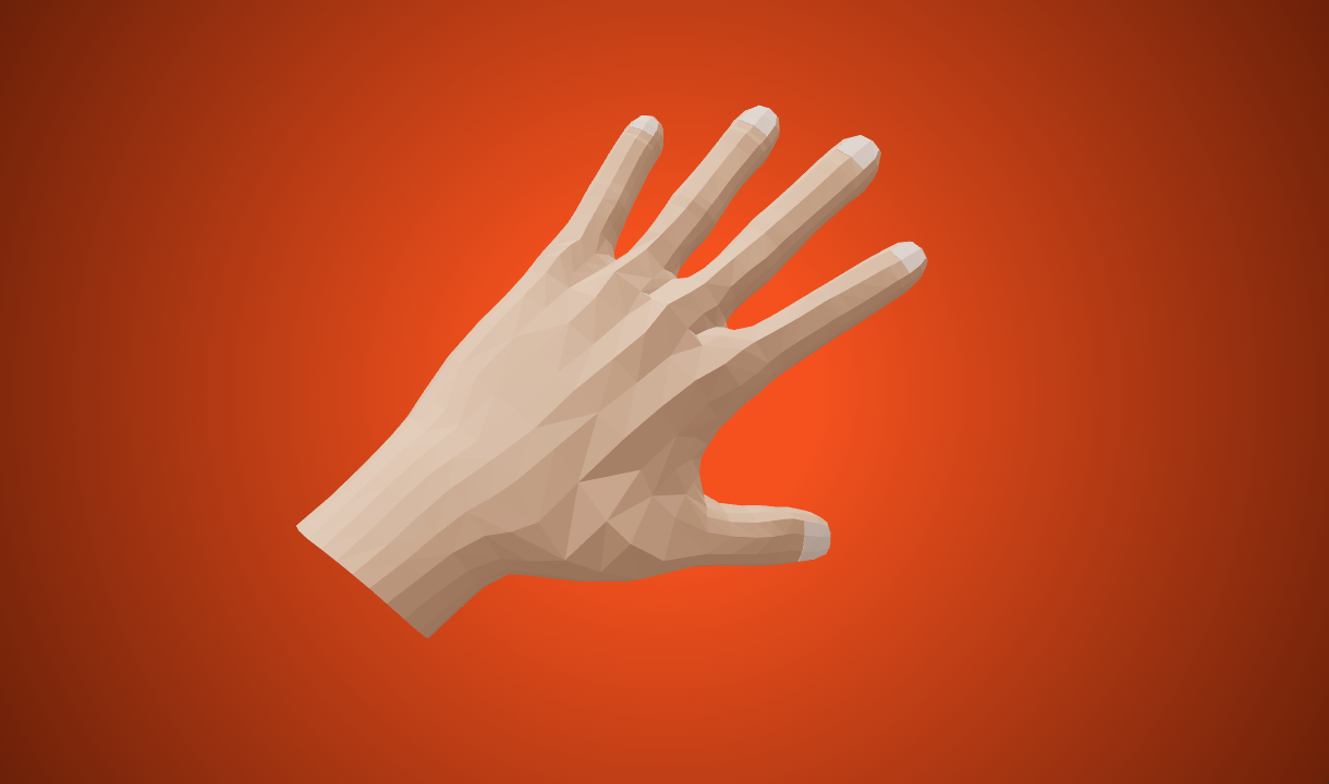 Hand - Free 3D Model By Poly by Google - Poly Pizza