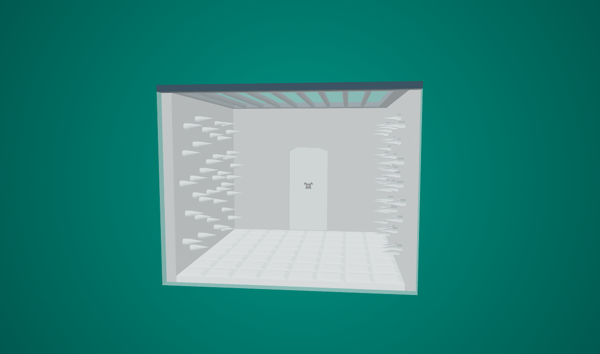 Spike Room with Ceiling - Free 3D Model By Aaron Clifford - Poly Pizza