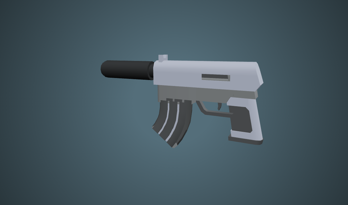 Smg - Free 3D Model By Quaternius - Poly Pizza
