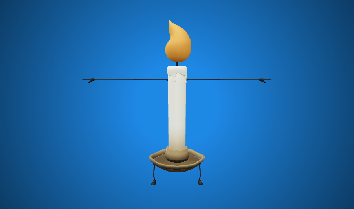 Candle Character - Free 3D Model By Polygonal Mind - Poly Pizza