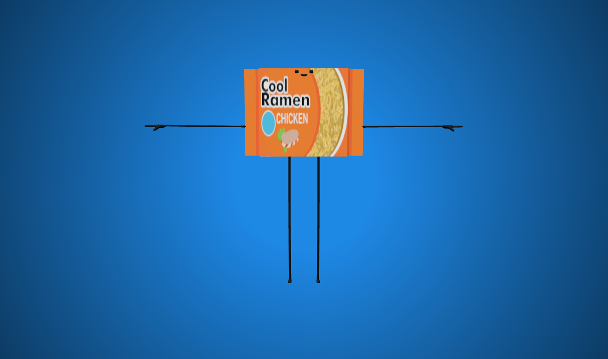 Ramen Character - Free 3D Model By Polygonal Mind - Poly Pizza